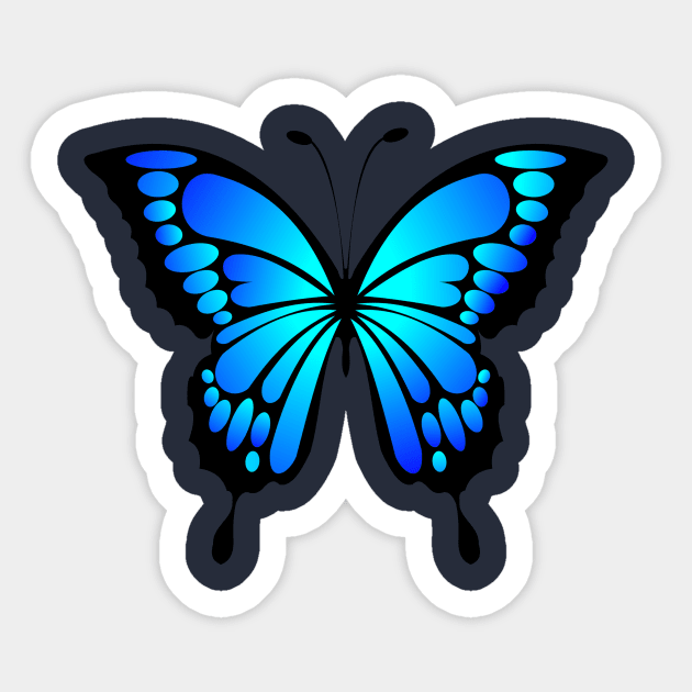 Butterfly - Butterfly Wings - Sticker | TeePublic