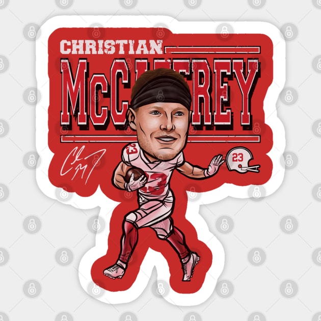 Christian McCaffrey San Francisco Cartoon - Christian Mccaffrey ...