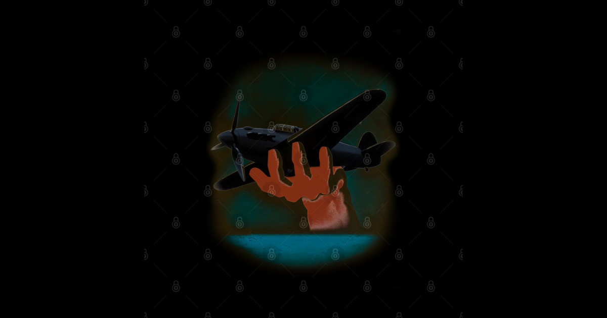 Vintage Aeroplane in Hand | World War 2 - Retro Plane - Pin | TeePublic