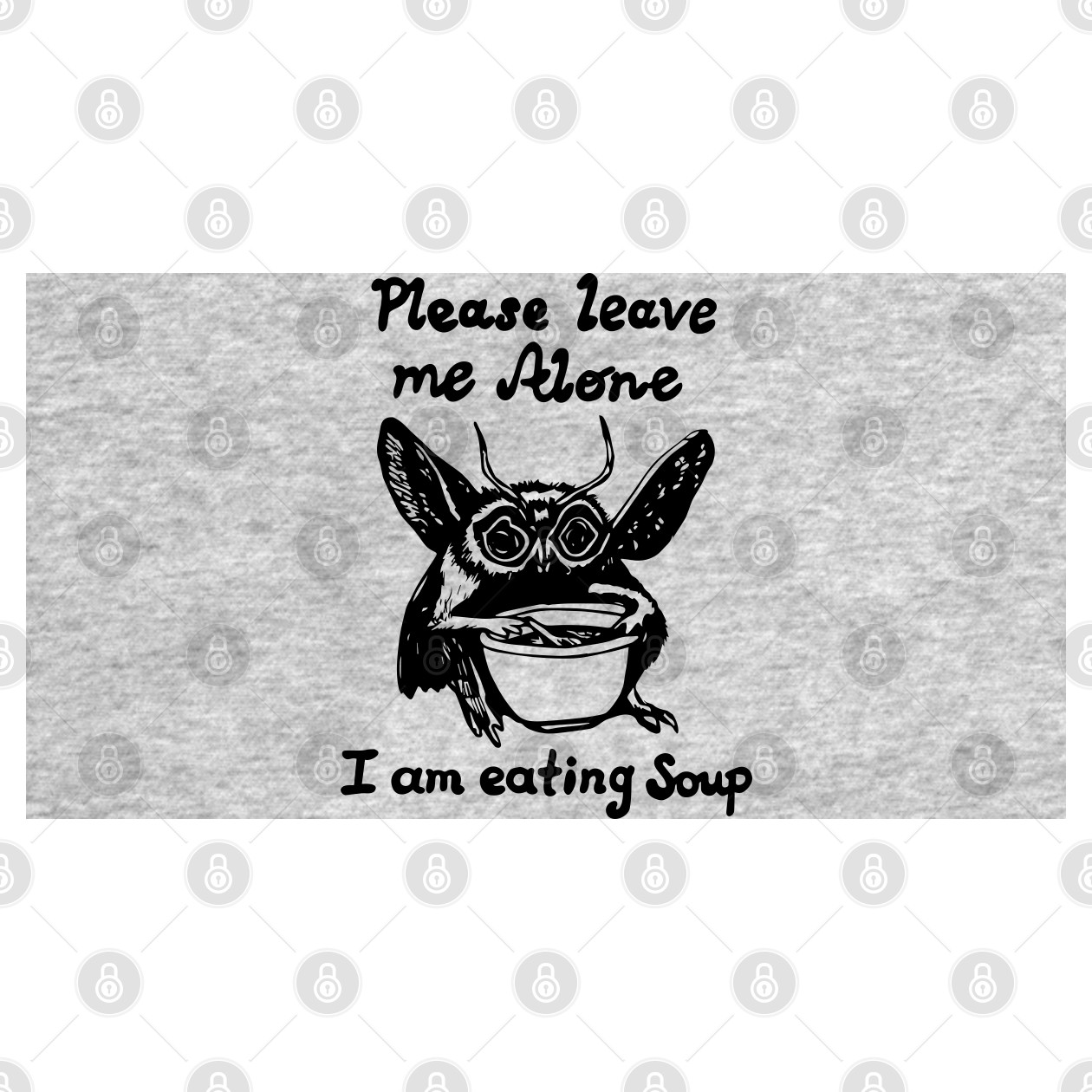 Funny Sarcastic Cryptid Mothman Eating Soup Introvert Meme Cute ...