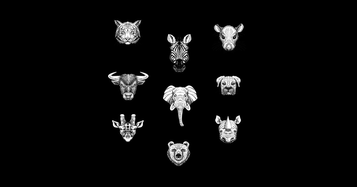 Brix and Bailey "You Have Been Framed" - Animals - Sticker | TeePublic