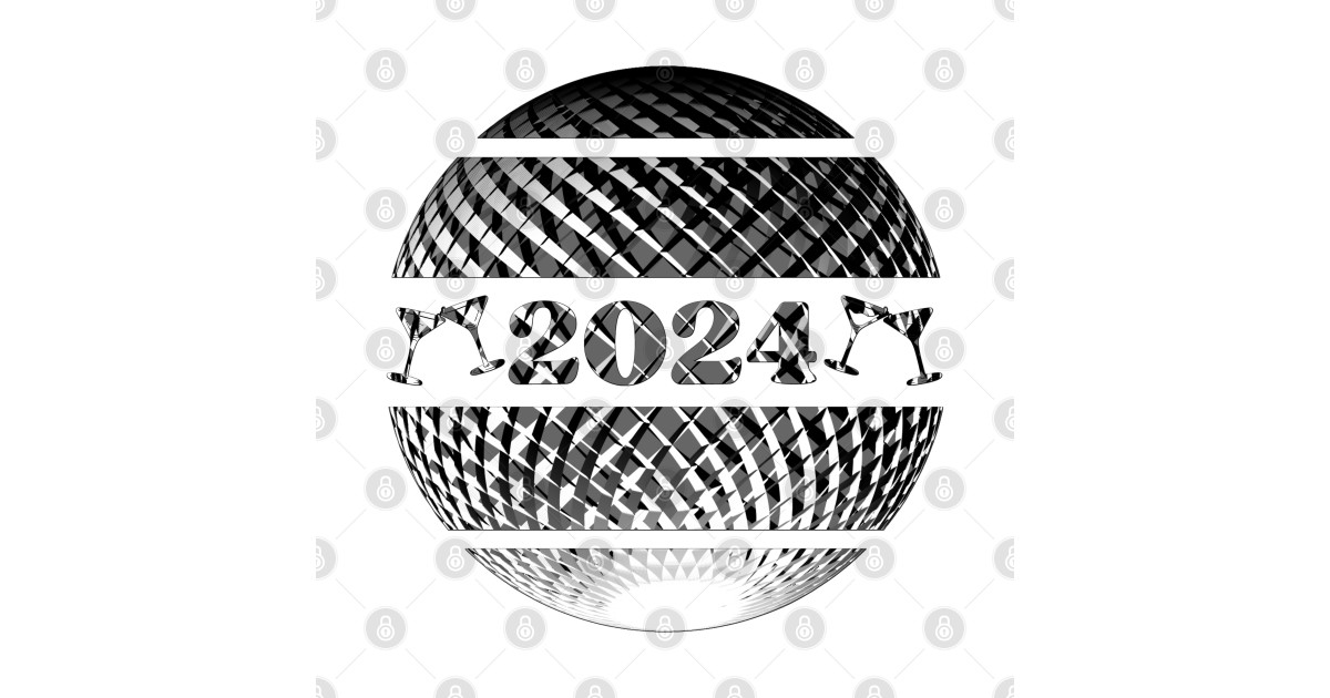 2024 in silver - 2024 - T-Shirt | TeePublic
