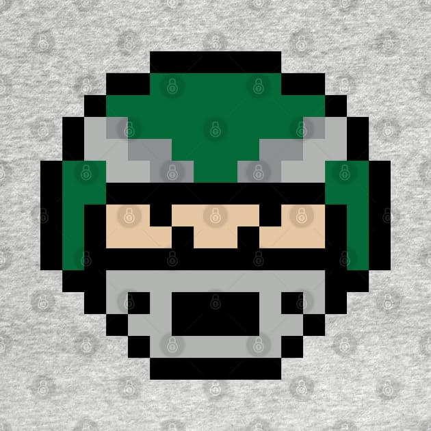 8-Bit Helmet - Philadelphia - Football - T-Shirt | TeePublic