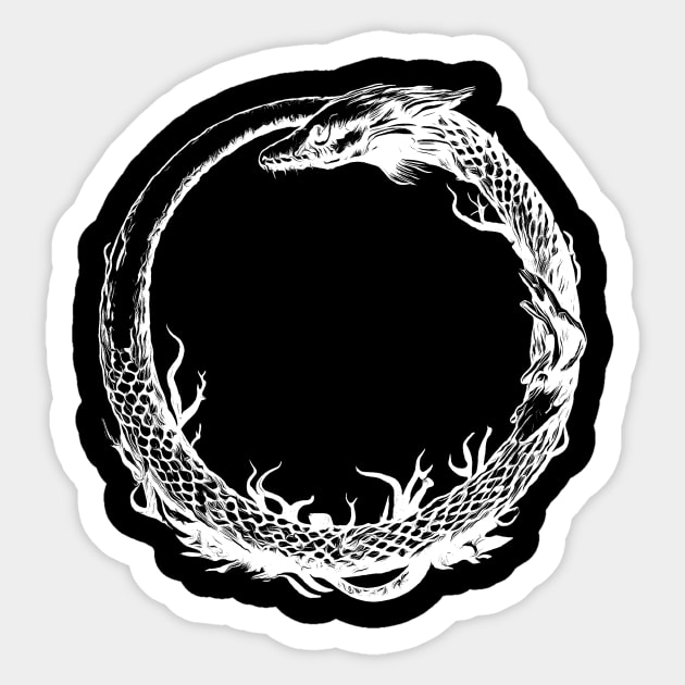 Ouroboros Serpent 01 - Ouroboros - Sticker | TeePublic