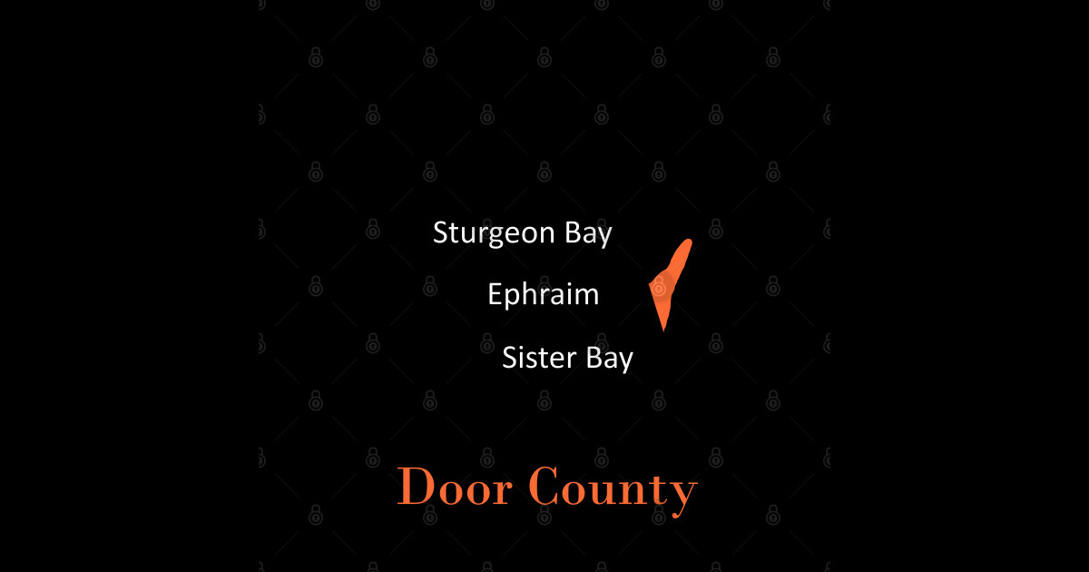 I've explored Door County (Wisconsin) - Door County - Sticker | TeePublic