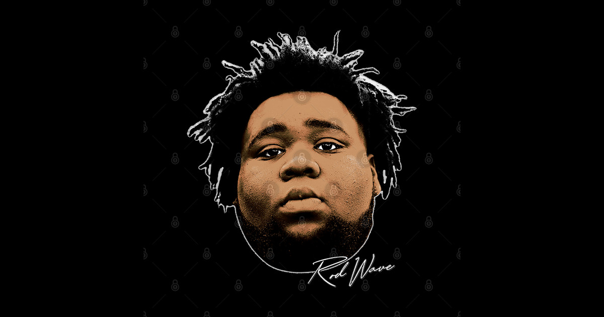Rod Wave Big Face - Rod Wave - Posters and Art Prints | TeePublic