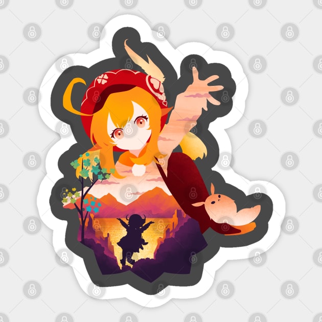 Klee Genshin Impact - Klee - Sticker | TeePublic