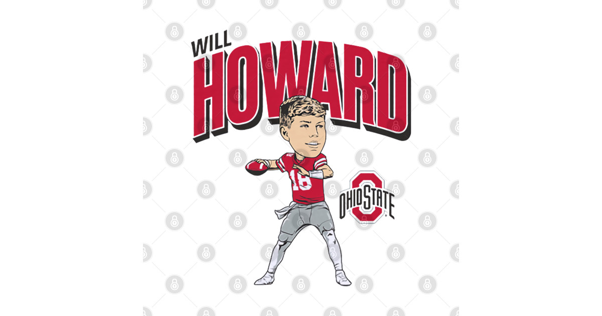 Will Howard Caricature - Will Howard - T-Shirt | TeePublic
