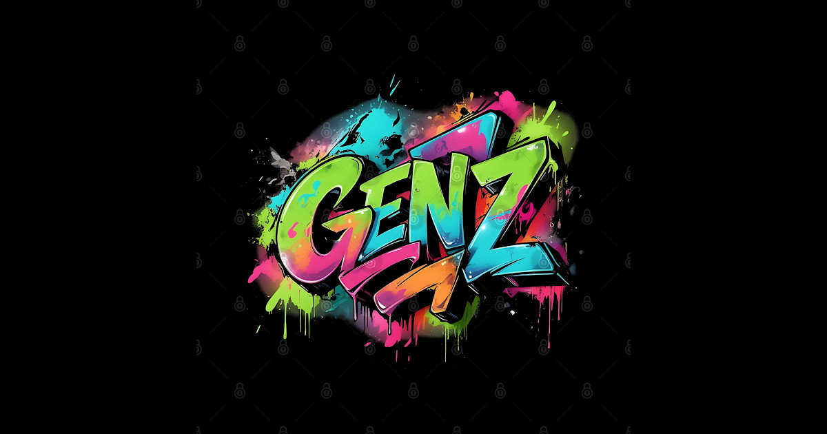 gen z - Gen Z - Sticker | TeePublic