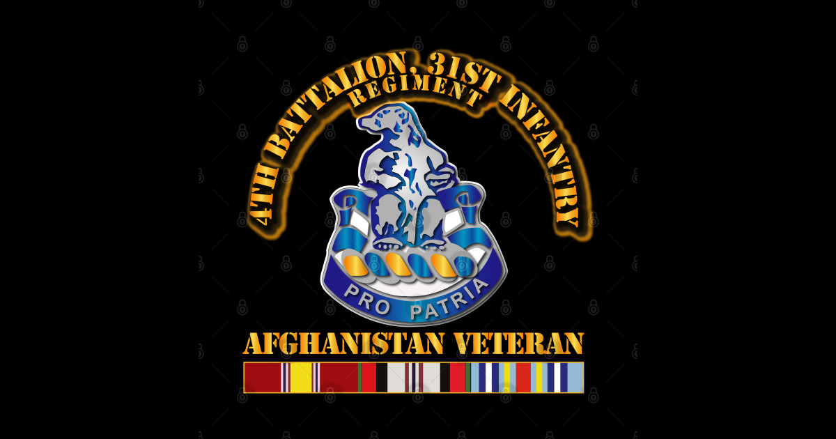4th Bn 31st Infantry - Afghanistan Veteran - SSI - Sticker | TeePublic