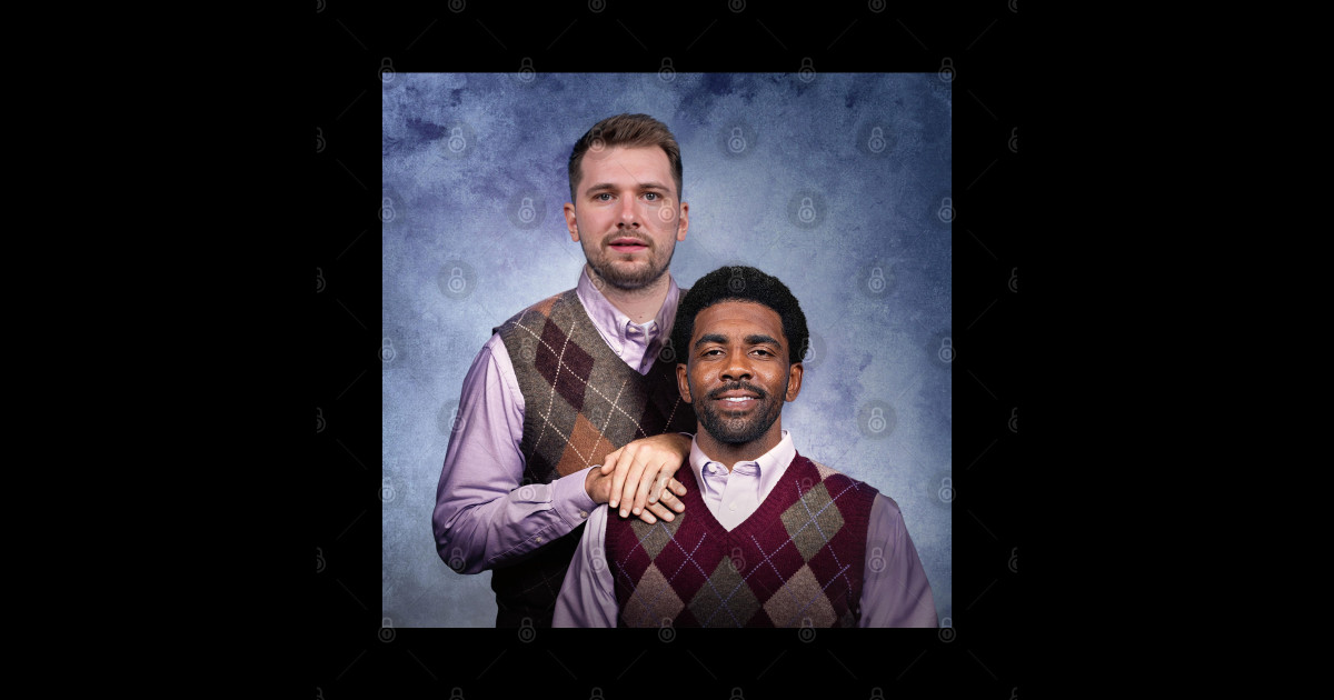 Luka and Kyrie Step Brothers - Doncic - Posters and Art Prints | TeePublic
