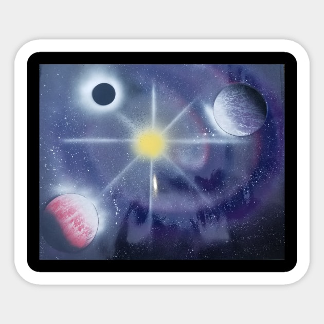 Outer space - Outer Space - Sticker | TeePublic