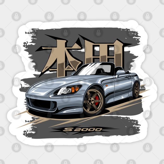 Honda S2000 AP2 Roadster - Honda S2000 - Sticker | TeePublic