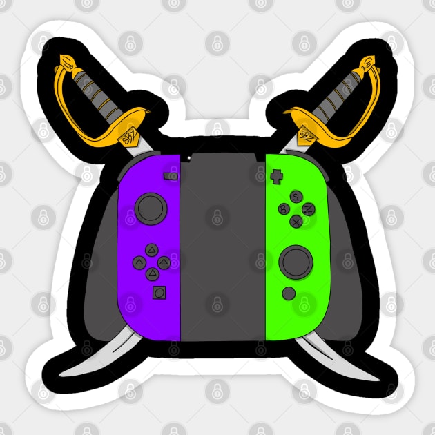 Pirate Switch Swords - Pirate - Sticker | TeePublic