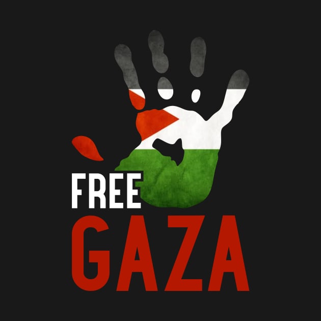 FREE GAZA - Freedom For Palestinian Flag Symbol Of Bravery - Aesthetic ...