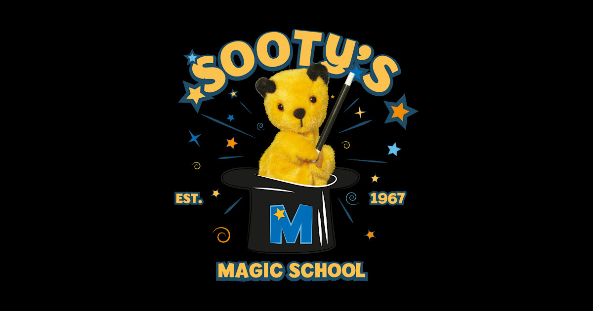 Sooty's Magic School Est. 1967 - Sooty - Posters and Art Prints | TeePublic