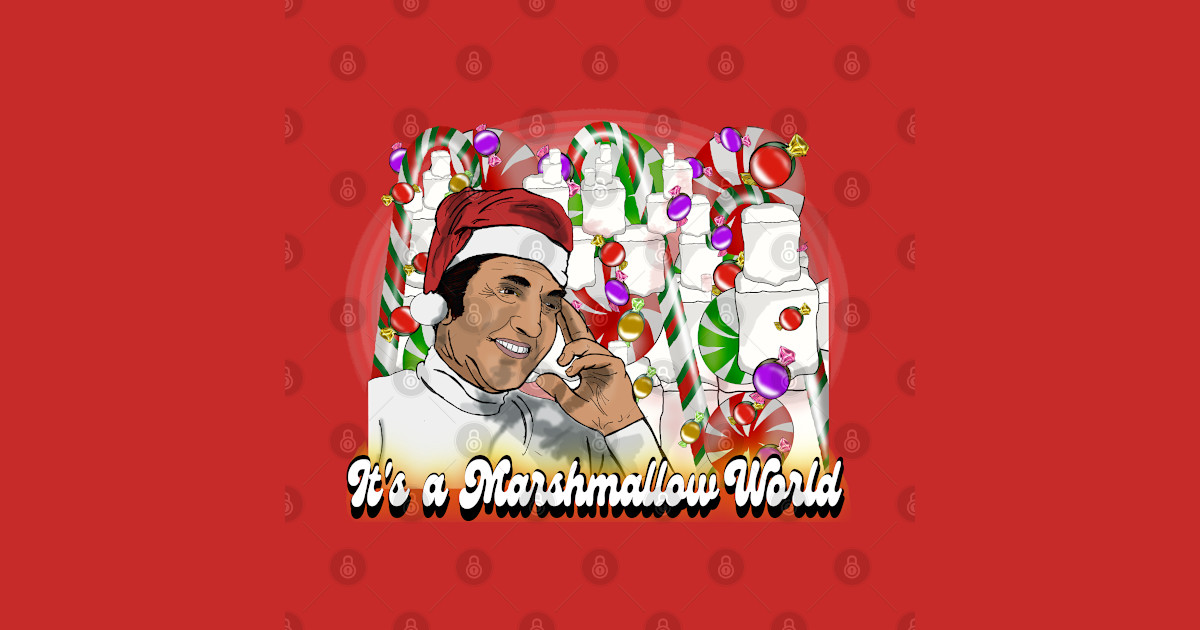 It's A Marshmallow World - Christmas Music - T-Shirt | TeePublic
