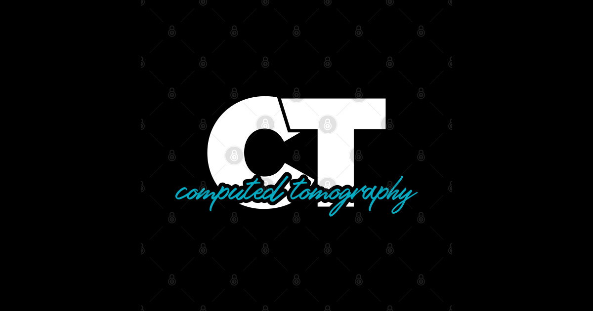 CT Computed Tomography - Ct - Sticker | TeePublic