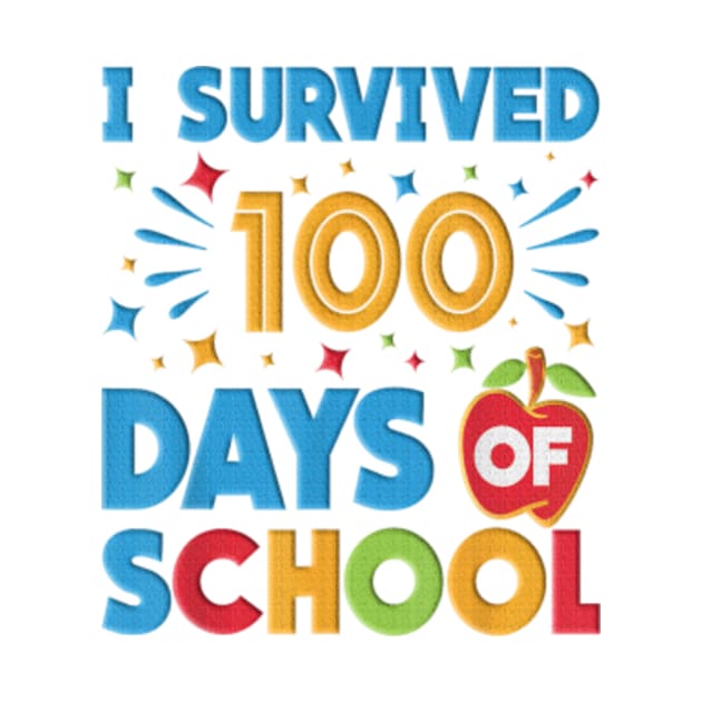 I Survived 100 Days Of School Happy 100Th Day Of School - I Survived ...