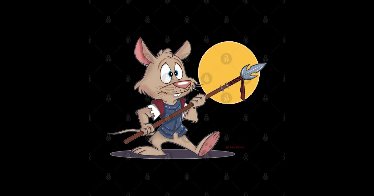 Valiant Mouse - Classsic Cartoon - Sticker | TeePublic