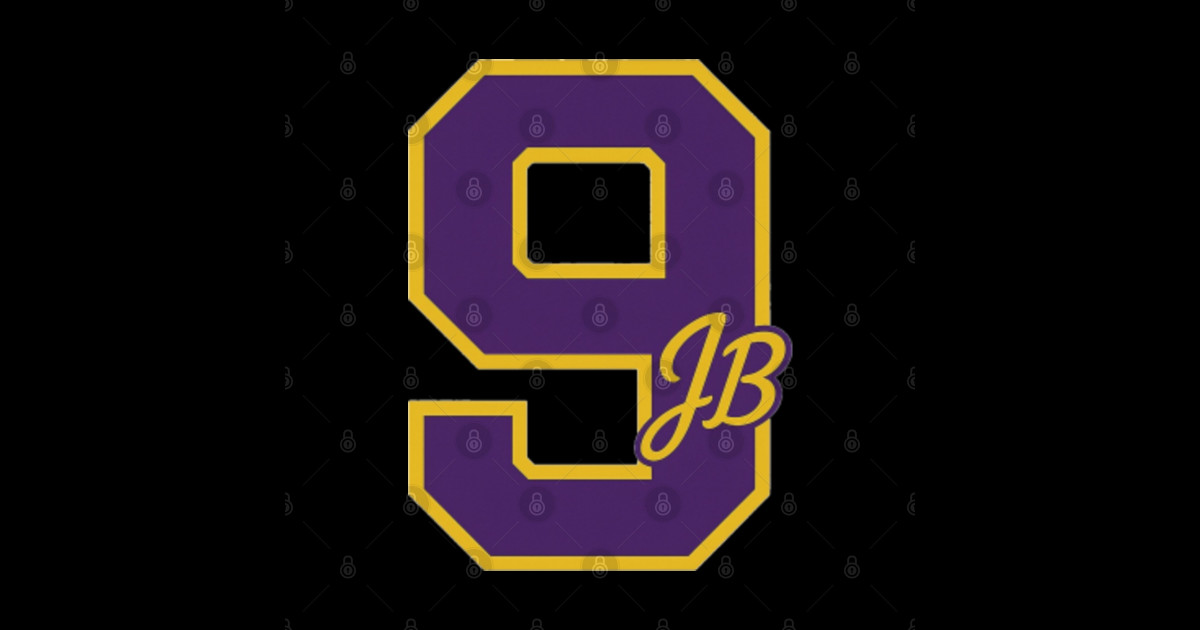 Number Nine LSU Football - Lsu Football - Sticker | TeePublic