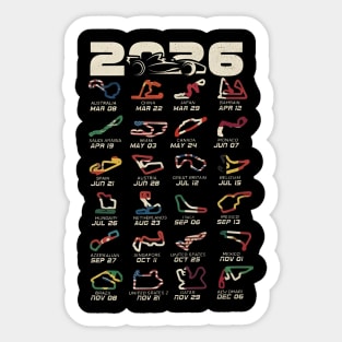 Schedule Formula Racing Cars 2026 Merch for Sale | TeePublic