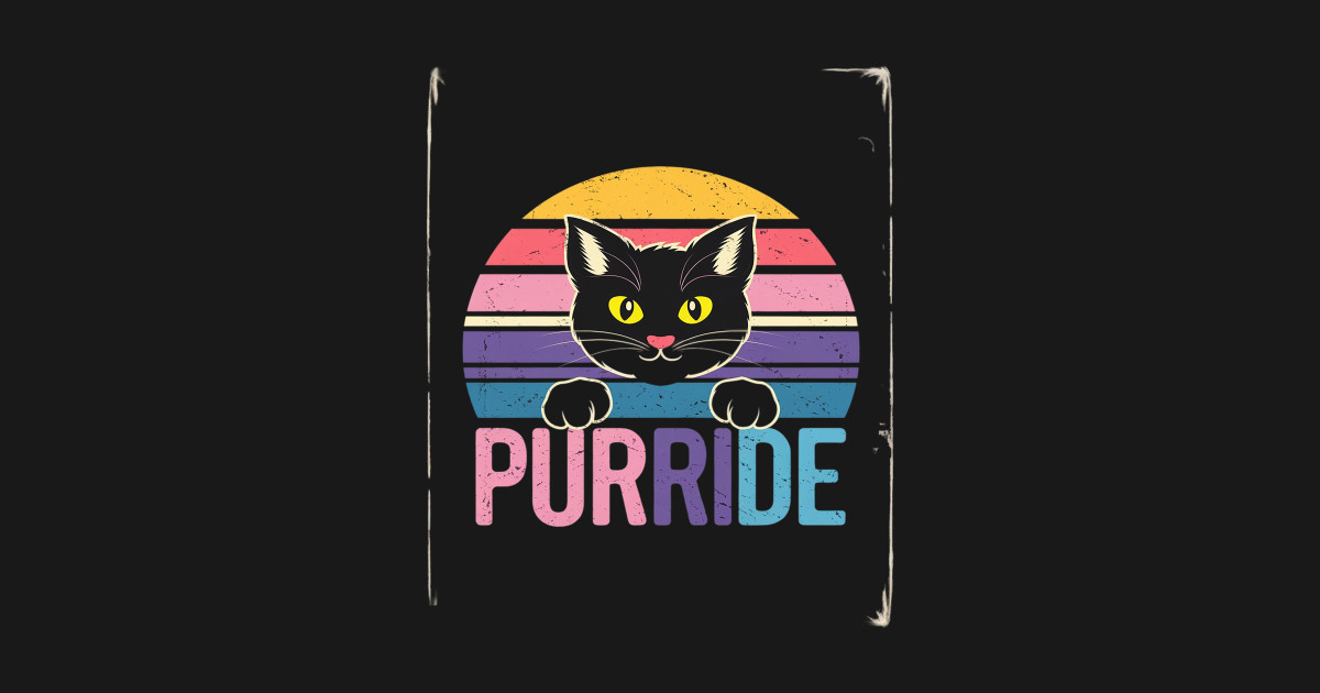 Bisexual Cat Purride Bi Pride Flag LGBTQ Women Girls - Bisexual Cat ...