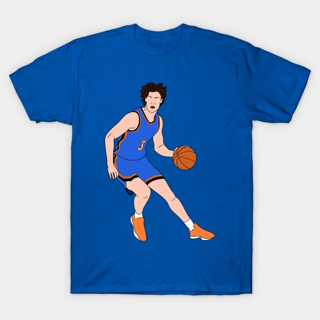 JG dribbling the ball - Josh Giddey - T-Shirt | TeePublic