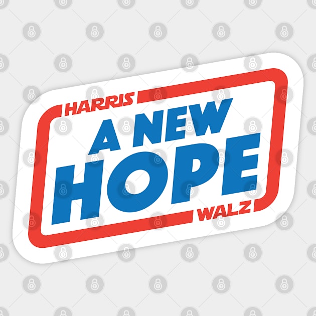 Harris Walz 2024 | Hope - Harris Walz - Sticker | TeePublic
