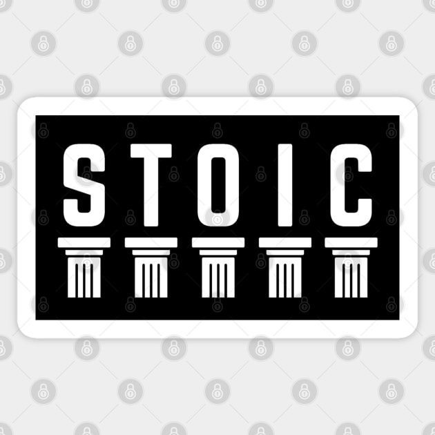 STOIC (LOGO) - Stoicism - Sticker | TeePublic