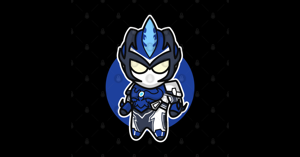 Ultraman Blu Chibi Style Kawaii - Ultraman - Magnet | TeePublic