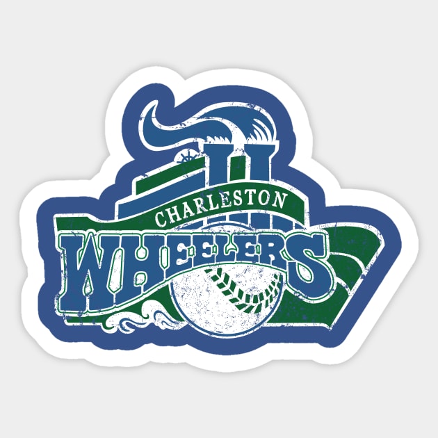 Charleston Wheelers - Defunct Baseball Teams - Sticker | TeePublic