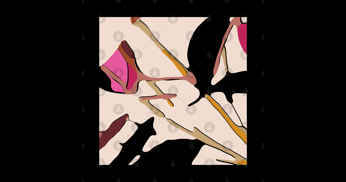 Original abstract modern minimalist design art - Abstract Design - Sticker | TeePublic