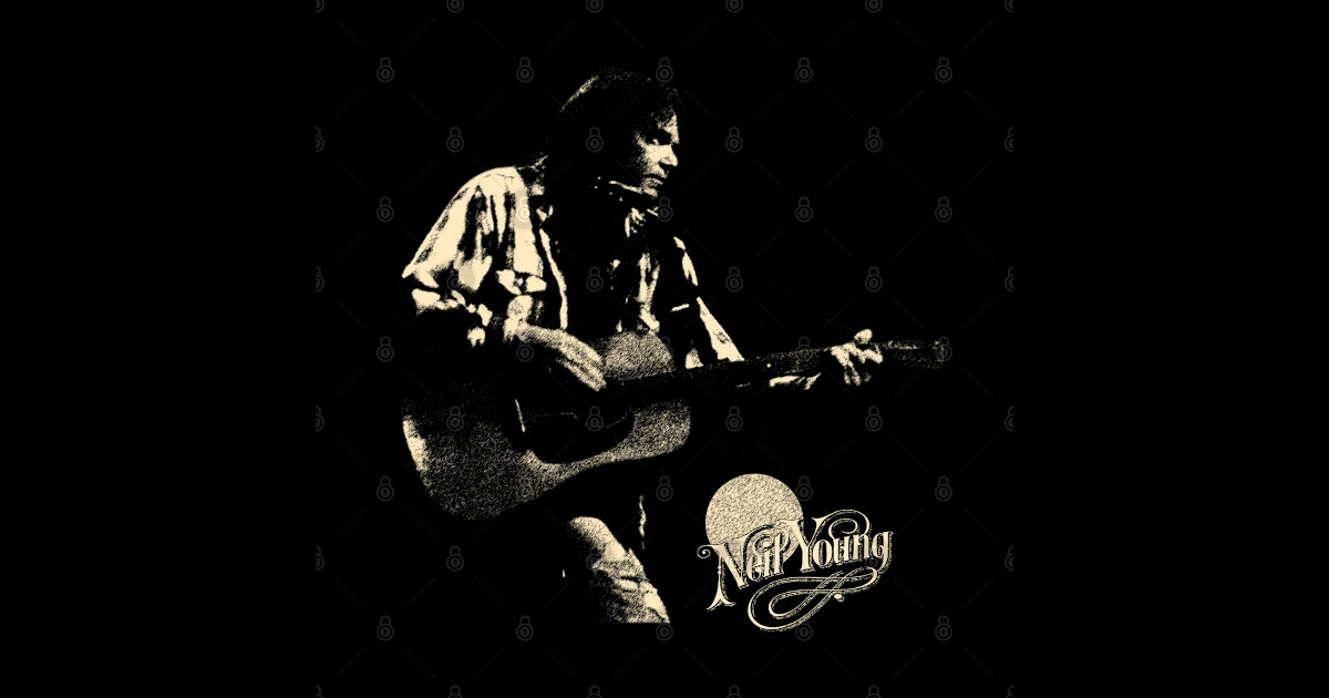 Neil Young - Neil Young - Sticker | TeePublic
