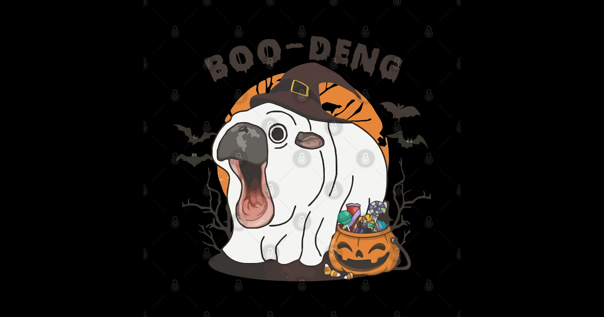 Boo Deng Halloween - Moo Deng - Sticker | TeePublic