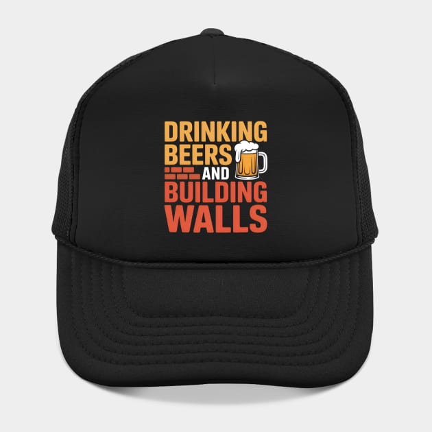 Bricklayer Life Brick Wall Cement Crew Mason Beer Lover - Beer Lover ...