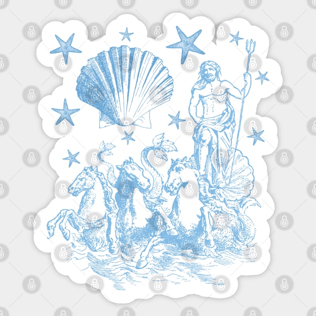 Poseidon Greek God - Poseidon - Sticker | TeePublic