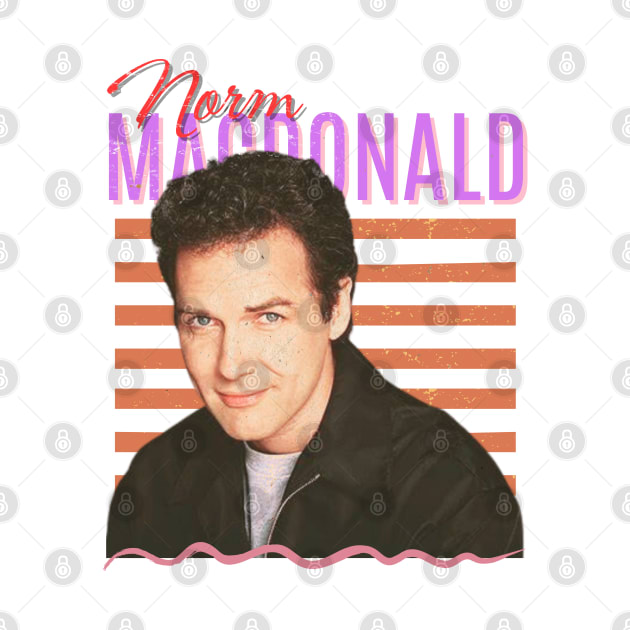 Norm Macdonald // Vintage Look Fan Design - Norm Macdonald - T-Shirt ...