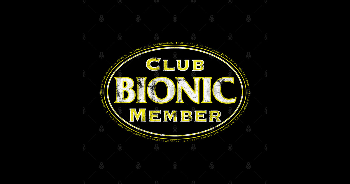 Bionic Club Member in Yellow and White/Distressed - Prosthetic ...