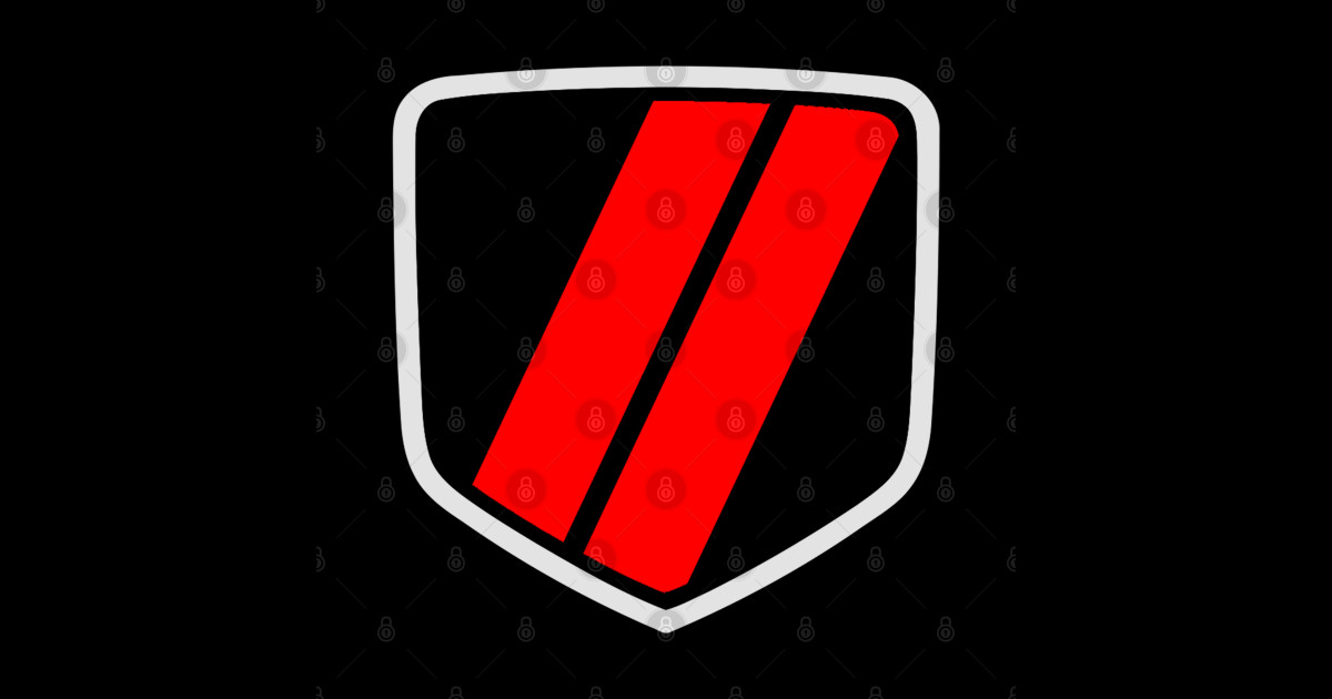 Stripe - Dodge Logo - Sticker | TeePublic
