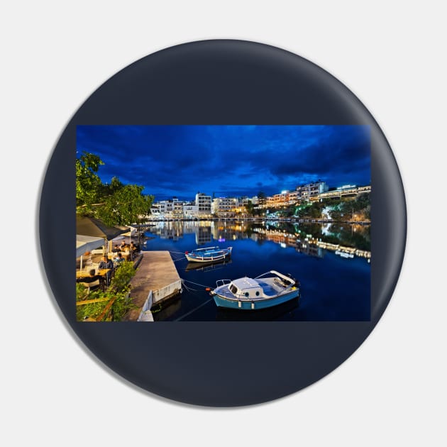 Reflections of the bottomless lake - Agios - Pin | TeePublic