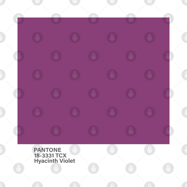 pantone 18-3331 TCX Hyacinth Violet - Pantone Color - T-Shirt | TeePublic