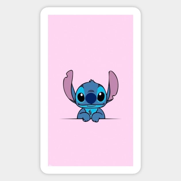 Cute stitch - Nature - Sticker | TeePublic