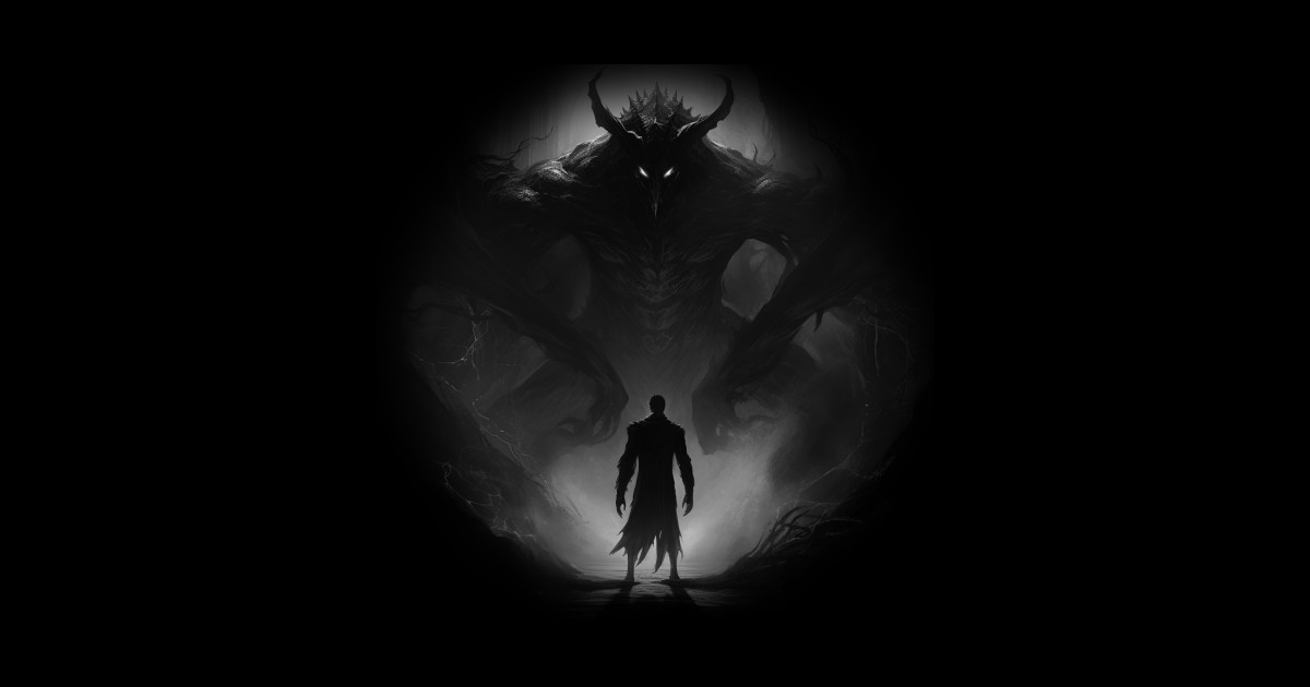 epic demon shadow - Demon - Posters and Art Prints | TeePublic