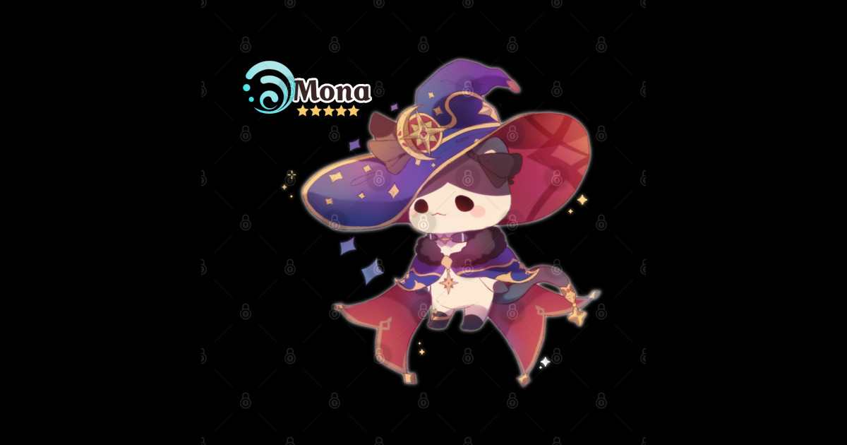 Mona - Genshin Impact - Sticker | TeePublic