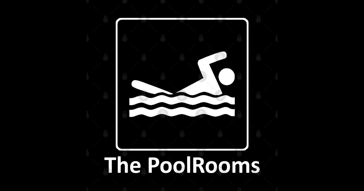 The Backrooms - The PoolRooms - Black Outlined Version - Scp - Posters ...