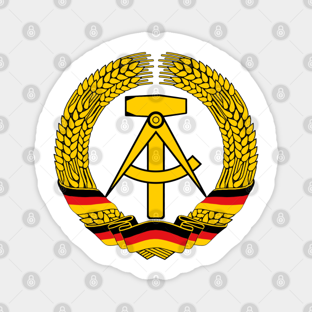 DDR GDR East Germany Herb Logo Hammer Transparent - Ddr - Magnet ...