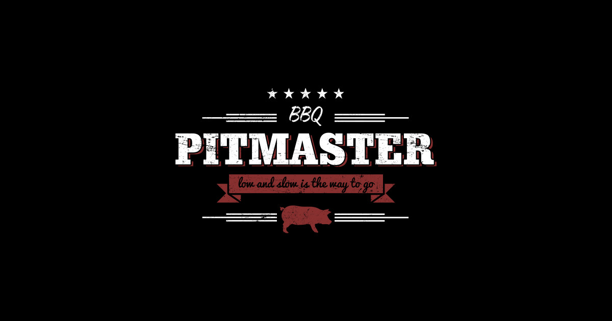 BBQ Pitmaster Low and Slow is the Way To Go Funny - Bbq - Pillow ...