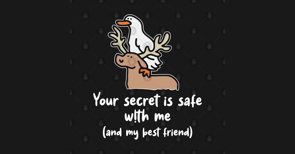 Your Secret Safe W!th Me & My Best Friend Retro Funny BFF - Bff - T ...