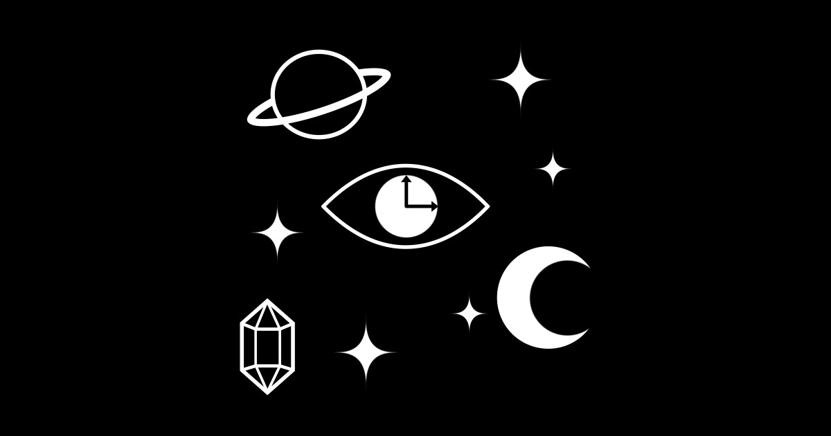 Cryptic Space Symbols (The Cryptic Collection) - Minimal - Sticker ...